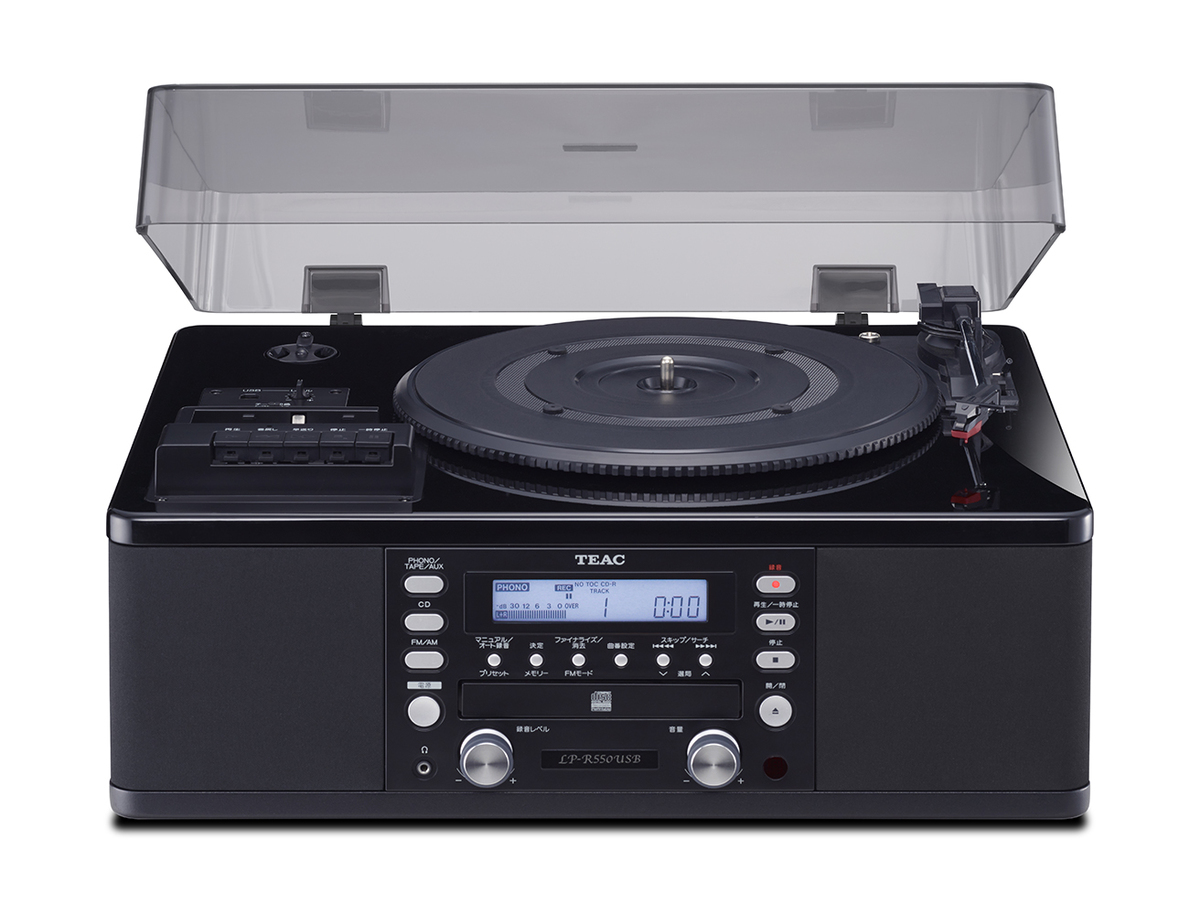 ティアック、ターンテーブル/カセット付CDレコーダー「LP-R550USB」のプレステージモデル - PHILE WEB