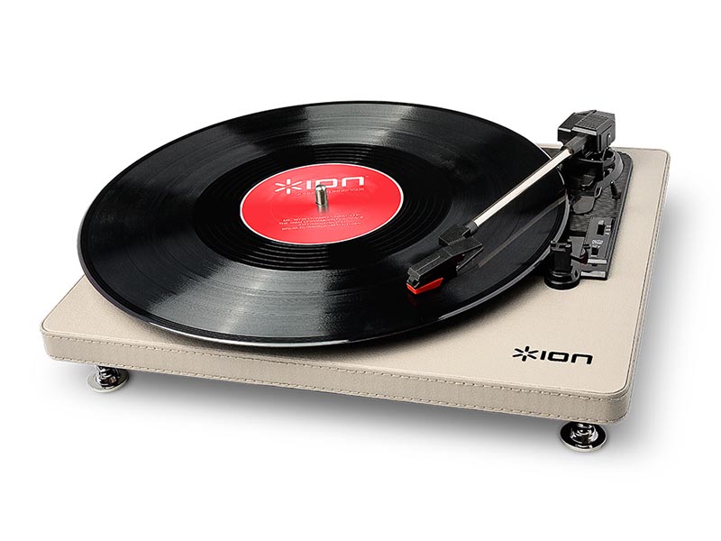 ION AUDIO、レザー張りのコンパクトなUSBレコードプレーヤー「Compact LP」 - PHILE WEB