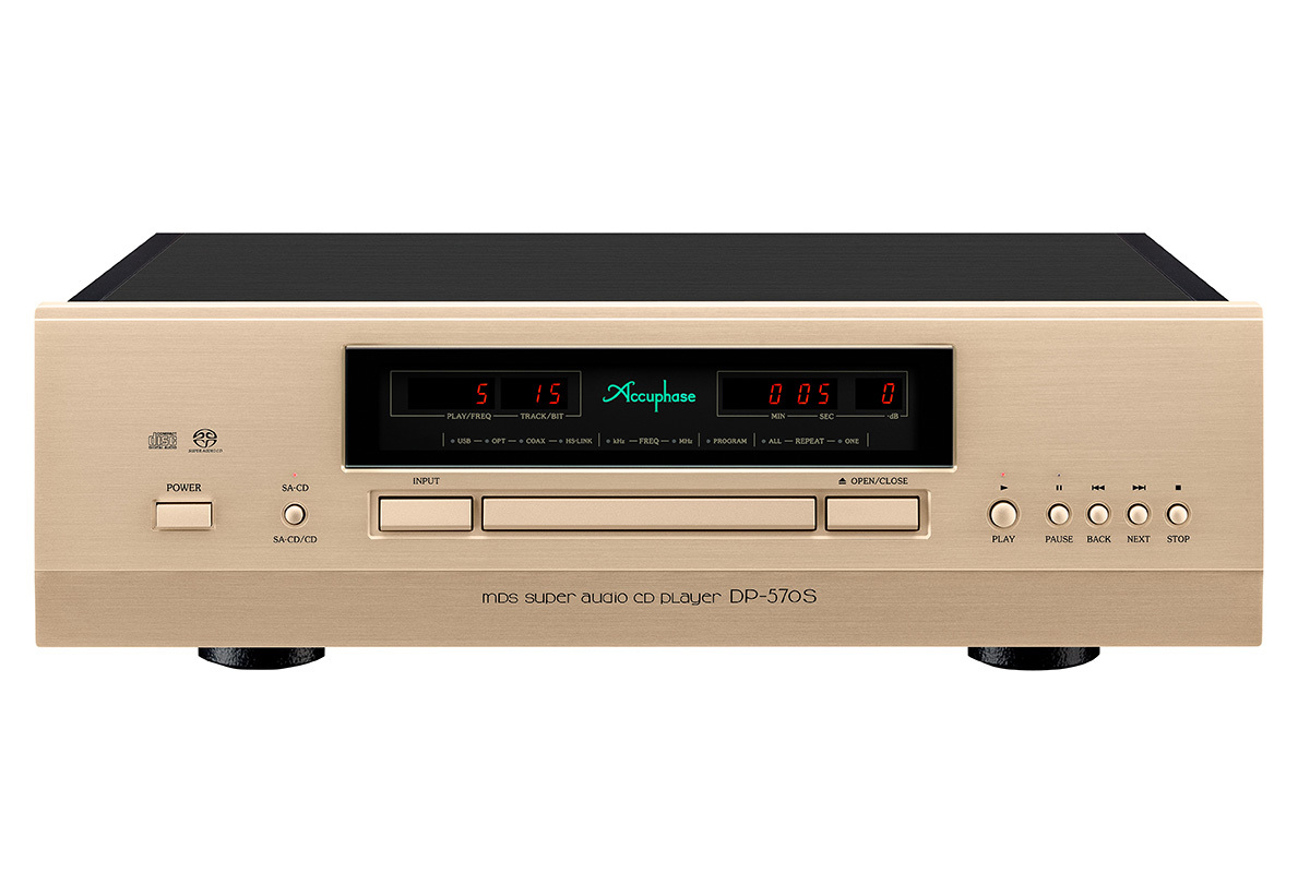 アキュフェーズ、SACDプレーヤー「DP-570S」。新設計ディスクトレイや電源部刷新などで機能強化 - PHILE WEB