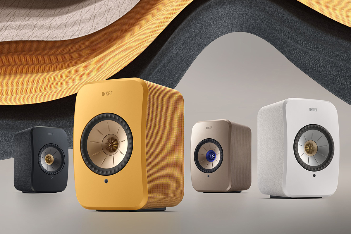 KEF、ワイヤレススピーカー「LSX II」に2つの新色。アンバーヘイズ＆コットンホワイト - PHILE WEB