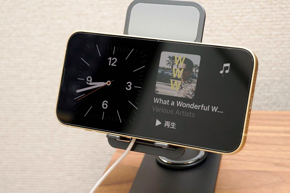 iOS 17の新機能「スタンバイ」を試す。スリープ状態のiPhoneをスタイリッシュに活用！ - PHILE WEB