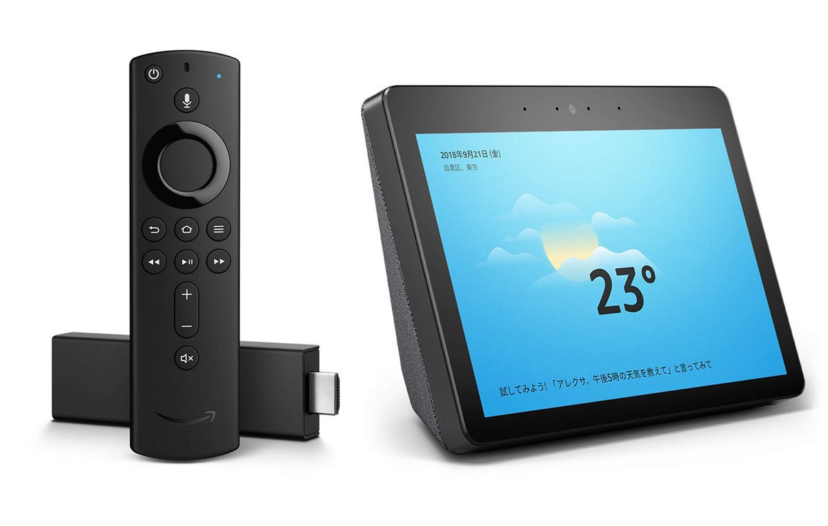 Amazon「Echo Show」「Fire TV Stick 4K」が本日出荷開始へ - PHILE WEB