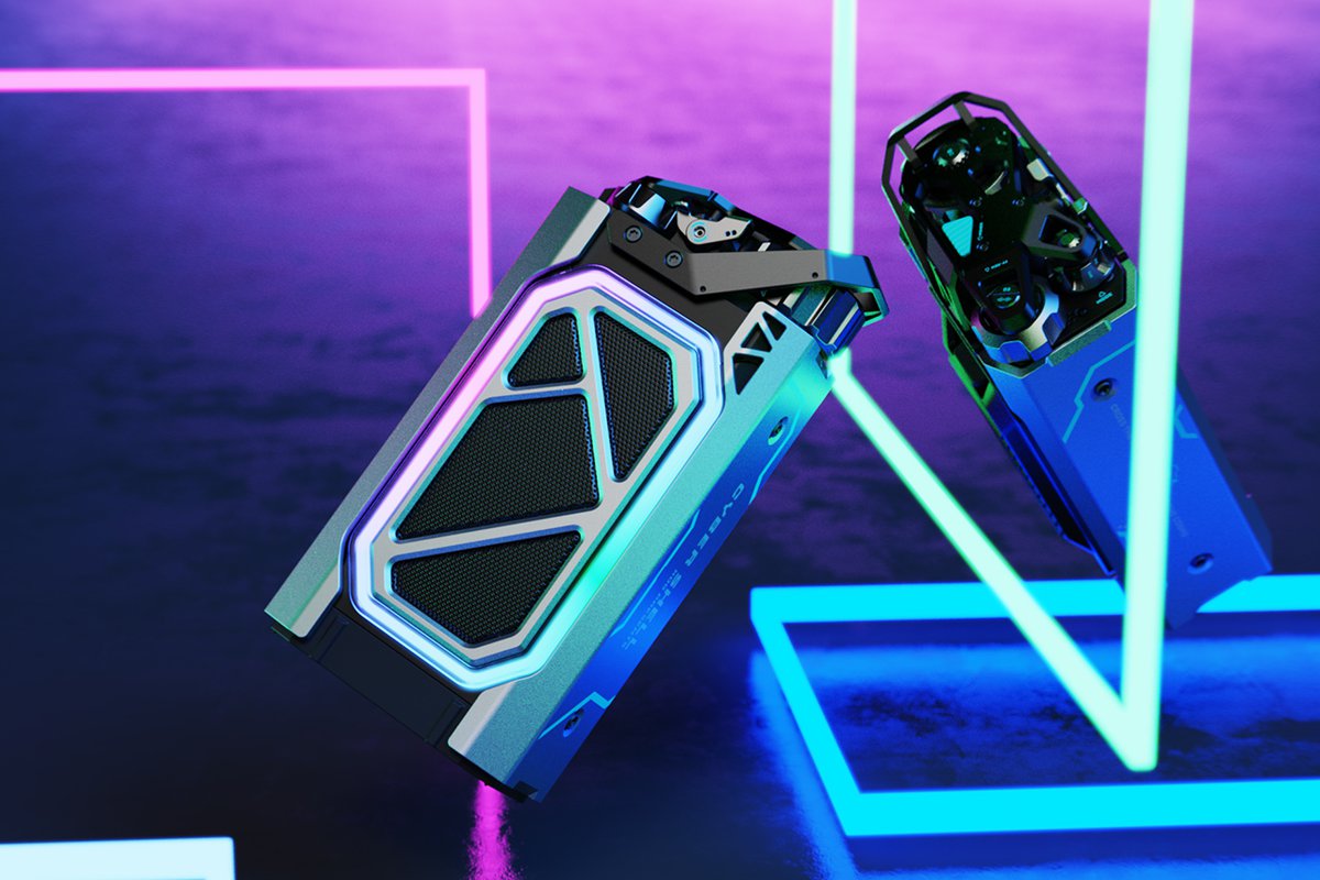 MUZEN、“宇宙船インスパイア”のBTスピーカー「CYBER SHELL」。クラファン受付中 - PHILE WEB