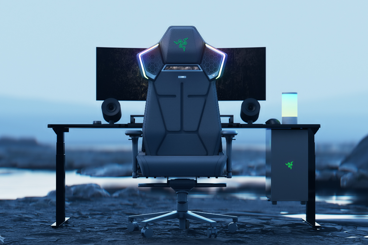 ＜CES＞Razer、没入型ゲーミングチェア「Project Madison」。スピーカーとライト内蔵＆ゲームに合わせて振動 - PHILE WEB