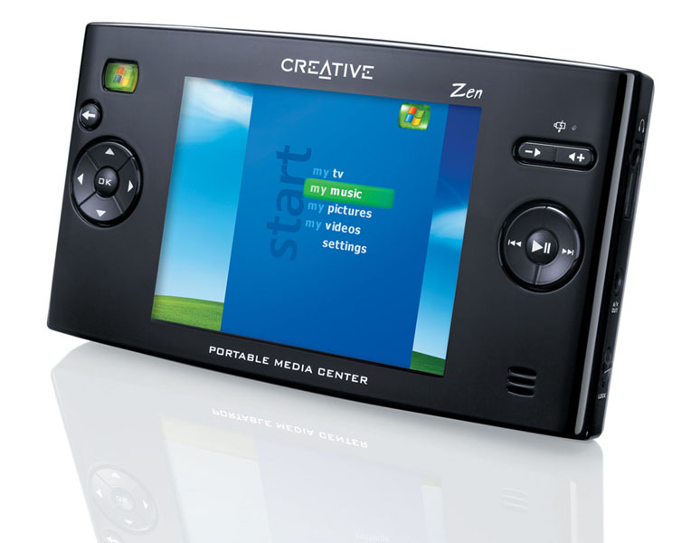 画像1 - Creative、Windows Mobile搭載のポータブルHDDプレーヤーを出荷 - PHILE WEB