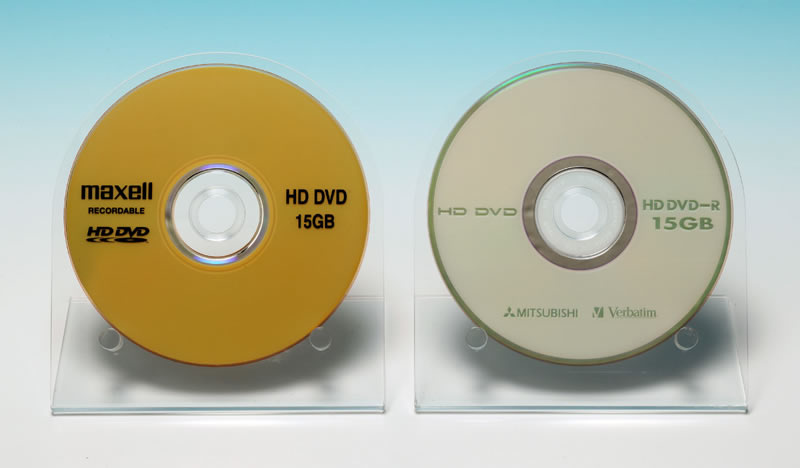 画像1 - HD DVD-Rの量産技術が確立-マクセルと三菱化学メディアが量産試作に成功 - PHILE WEB