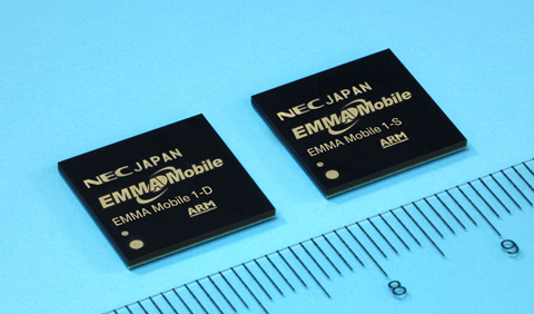 画像1 - NECエレ、低消費電力なモバイルAV機器向けシステムLSI「EMMA Mobile 1-D」を開発 - PHILE WEB