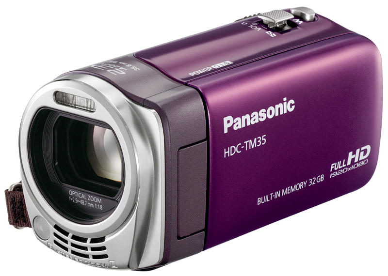 画像1 - パナソニック、185gと軽量で手ブレも強化したフルHDムービー「HDC-TM35」を発売 - PHILE WEB