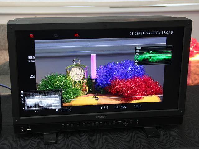 画像1 - キヤノン、“HDR制作ニーズに応える”24型業務用4Kディスプレイ「DP-V2420」 - PHILE WEB